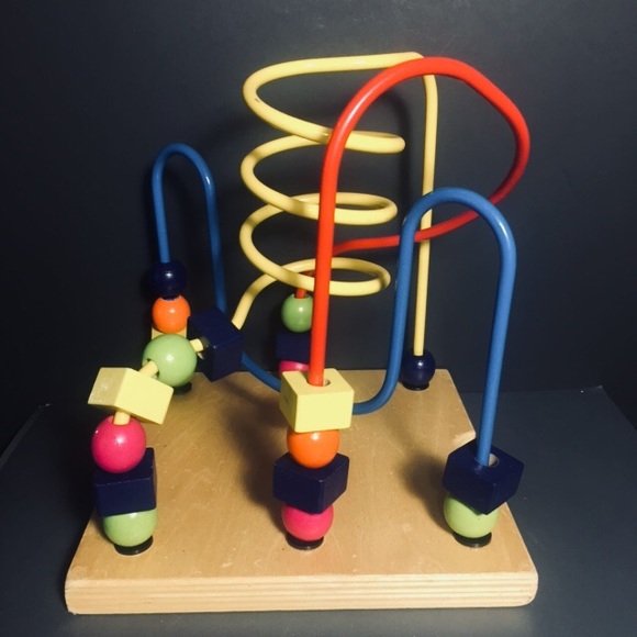 Toys | Sliding Wooden Blocks Learning Toy | Poshmark